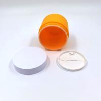 China Double Wall Refillable Empty Plastic Jars With Lids 100g 150g 200g 250g for sale