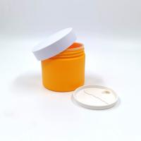 China Double Wall Refillable Empty Plastic Jars With Lids 100g 150g 200g 250g for sale