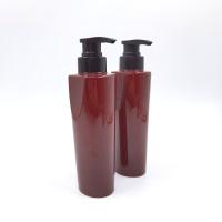 China 32mm Empty Refillable Plastic Cosmetic Bottles PET Shower Dispenser Container for sale