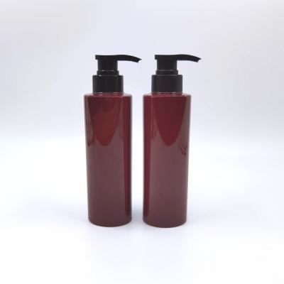 China 32mm Empty Refillable Plastic Cosmetic Bottles PET Shower Dispenser Container for sale