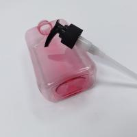 China 500ml Flat PET Plastic Cosmetic Bottle with Black Lotion Pump for Shampoo Hand Wash for sale