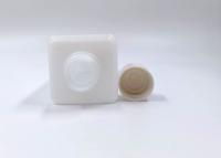China PE Plastic Rectangle White Shampoo Lotion Bottle 900ml with Clamshell Cap - BE022 Model for Personal Care Products for sale