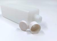 China PE Plastic Rectangle White Shampoo Lotion Bottle 900ml with Clamshell Cap - BE022 Model for Personal Care Products for sale