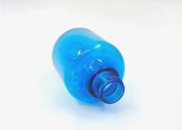 China Blue Transparent 180ml 350ml PET Plastic Bottle For Serum Lotion for sale