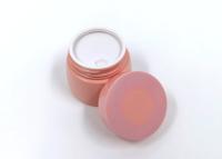 China Subulate Pink PET Plastic Cosmetic Jars 50ml 300ml with Disc for Hair Mask Facial Scrub for sale