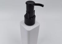 China White Empty Cleasing Oil Square Plastic Cosmetic Bottles With Pump 5.07oz for sale