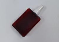 China OEM Red PETG Square Bottle with Sprayer - 150ml & 200ml Capacity for Beauty Packaging for sale