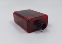 China OEM Red PETG Square Bottle with Sprayer - 150ml & 200ml Capacity for Beauty Packaging for sale