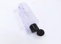China Clear Purple Miniature Plastic Shampoo Bottle 15ml 30ml With Fold Cap for sale