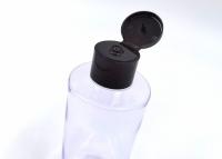 China Clear Purple Miniature Plastic Shampoo Bottle 15ml 30ml With Fold Cap for sale