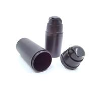 China Black Matted Face Cream Container Airless Plastic Bottle 100ml 80ml 50ml for sale