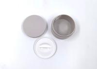 China Light Gray Frosted Cosmetic Jars 150ml Beauty Packaging for sale