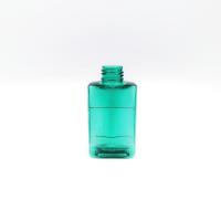 China Multicolor Square Plastic Bottle With PP Lotion Pump 100ml for sale