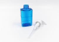 China Empty 150ml PET Square Bottle with Pressure Spray Lotion Pump for Beauty Packaging for sale