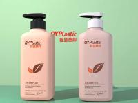 China HDPE Plastic Cosmetic Bottle 610ml for Body Wash Shampoo Custom Color for sale