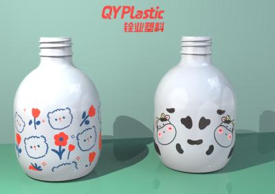 China PET Cosmetic Shampoo Round Shoulder Bottle 250ml 28mm Neck with Luxury Pump for sale