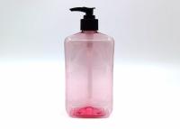 China 500ml Matte Square PET Plastic Bottle with Silkscreen Printing - Gray Cosmetic Container with Lotion Pump for sale