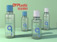 China 100ml 150ml Transparent Matted PET Plastic Cosmetic Bottles for Serum Toner with Pump or Cap for sale