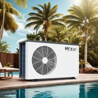 China R32 DC Inverter Heat Pump for Pool Water Heating Cooling Function and App-Controlled for sale