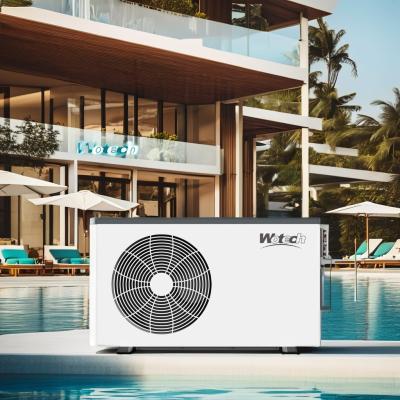 China Pool Water Heating Cooling R32 DC Inverter Heat Pump with 40-51dB A Sound Level at 1m for sale