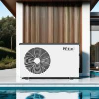 China Super Silent Inverter R32 Swimming Pool Heat Pump Auto defrosting Titanium Heat Exchanger for sale