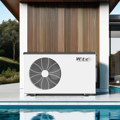 China Super Silent Inverter R32 Swimming Pool Heat Pump Auto defrosting Titanium Heat Exchanger for sale