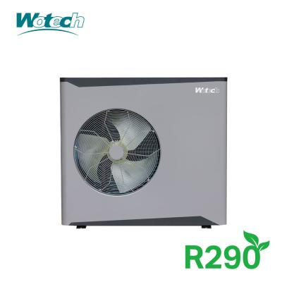 China China Manufacture R290 air source heat pump inverter heat pump 12kw Wi-Fi control monoblock for heating for sale