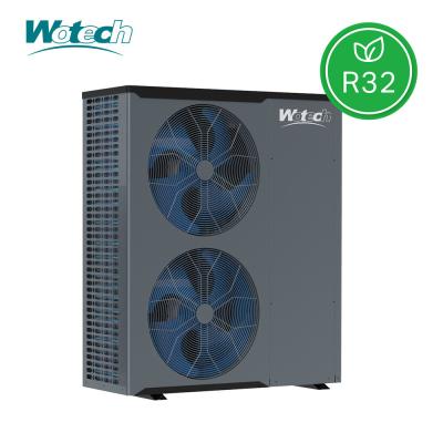 China Wifi Control 3 Phase Air Source Heat Pump R32 Inverter Water Heater 22kw For House Heating for sale