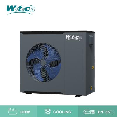 China Wotech CE Certified 14kw R32 eco heat pumps Single Phase Inverter Monoblock for Spanish Market for sale