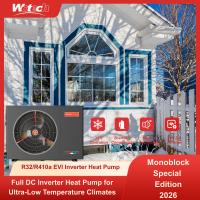 China Ultra Low Temperature Inverter R410a/R32 Monoblock Special Edition Heat Pump for Underfloor Heating for sale