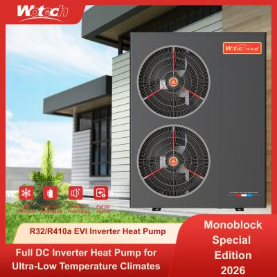 China R410a/R32 Monoblock Special Edition Heat Pump for ultra Low Temperature Heating in Winter for sale