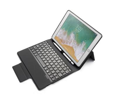 China iPad 9.7 2018 Keyboard Case With Pen Holder,Keyboard Cover for iPad 9.7 2018/2017,Pro 9.7,Air 2/Air for sale