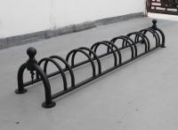 China Custom Metal Bike Parking Racks With Sandblasting Zinc Primer Finish Powder Coated for sale