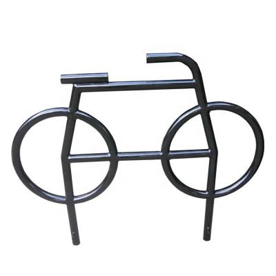 China Embedded Mounted Bike Parking Racks Steel Material 1250mm Length OEM for sale