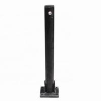 China E Coating Metal Outdoor Bollard , Foldable Collapsible Parking Bollard for sale