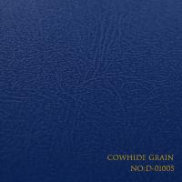 China Cowhide Pattern PVC Coated Paper Certificate Binding Cover Color Customized for sale