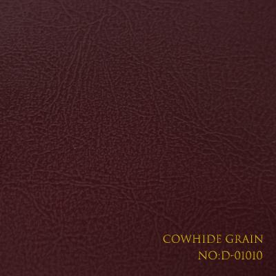 China Cowhide Pattern PVC Coated Paper Fancy Color Waterproof Book Binding Paper for sale