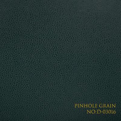 China Bookbinding PVC Coated Paper With Cowhide Pattern Leaf Green Fresh Style for sale