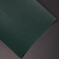 China Bookbinding PVC Coated Paper With Cowhide Pattern Leaf Green Fresh Style for sale