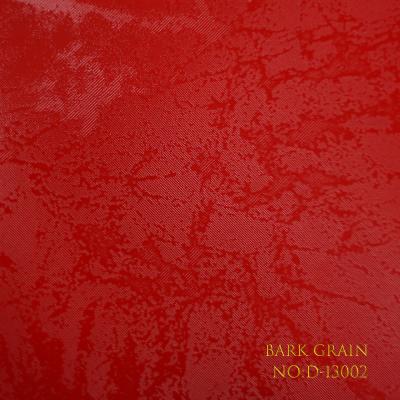 China PVC packaging paper with bark pattern, waterproof and scratch resistant for sale