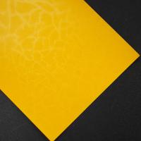 China PVC Wrapping Paper Yellow Xiling Crack Texture 1080mm Width for Gift Packaging for sale