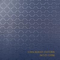 China Checkered Pattern PVC Wrapping Paper With Eco Friendly And Oil Proof for sale