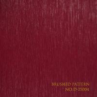 China Brushed Pattern Waterproof PVC Paper With High Temperature Resistant for sale