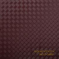 China Packaging Waterproof PVC Paper Smudge Proof With Houndstooth Grain for sale