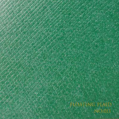 China Floating Plaid Leatherette Paper with Durability and Waterproof for sale