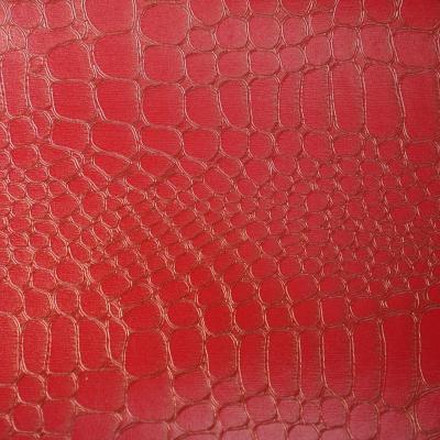 China Customized Special Leatherette Paper Soft Binding with Red Lizard Pattern for sale