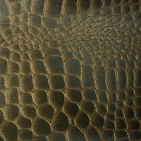 China Leather Bookbinding Paper Leather Texture with Brown Lizard Pattern for sale
