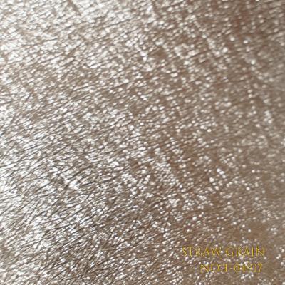 China Golden Environmentally Friendly Glazed PVC Coated Paper With Gold Platinum Metal Texture Custom Order Accepted for sale