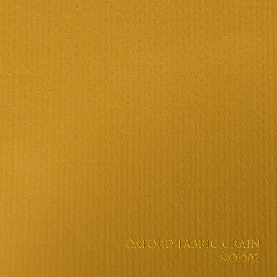 China Yellow Textured Leatherette Paper for Book Binding and Premium Packaging, Heavy Weight 110-500gsm with Customizable Gloss/Matt Finish Oxford Fabric Pattern for sale