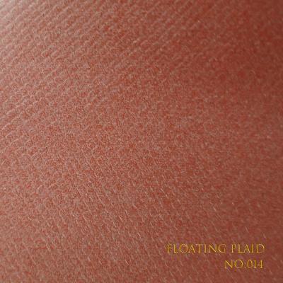 China Brown Customizable Leatherette Embossed Paper - 110-500gsm Art Paper with Adjustable Gloss/Matte, Multiple Textures for Book Packaging Gift Box Floating Check Pattern for sale